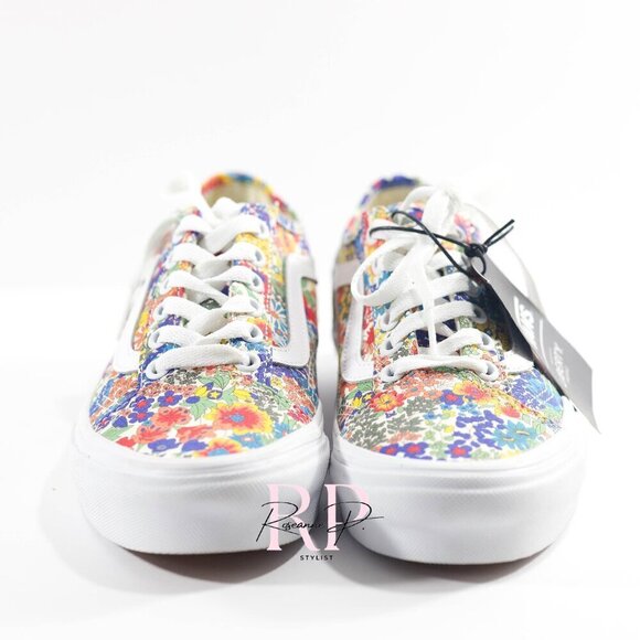 Vans | Shoes | Vans Women Off The Wall Womens Liberty Print Floral ...